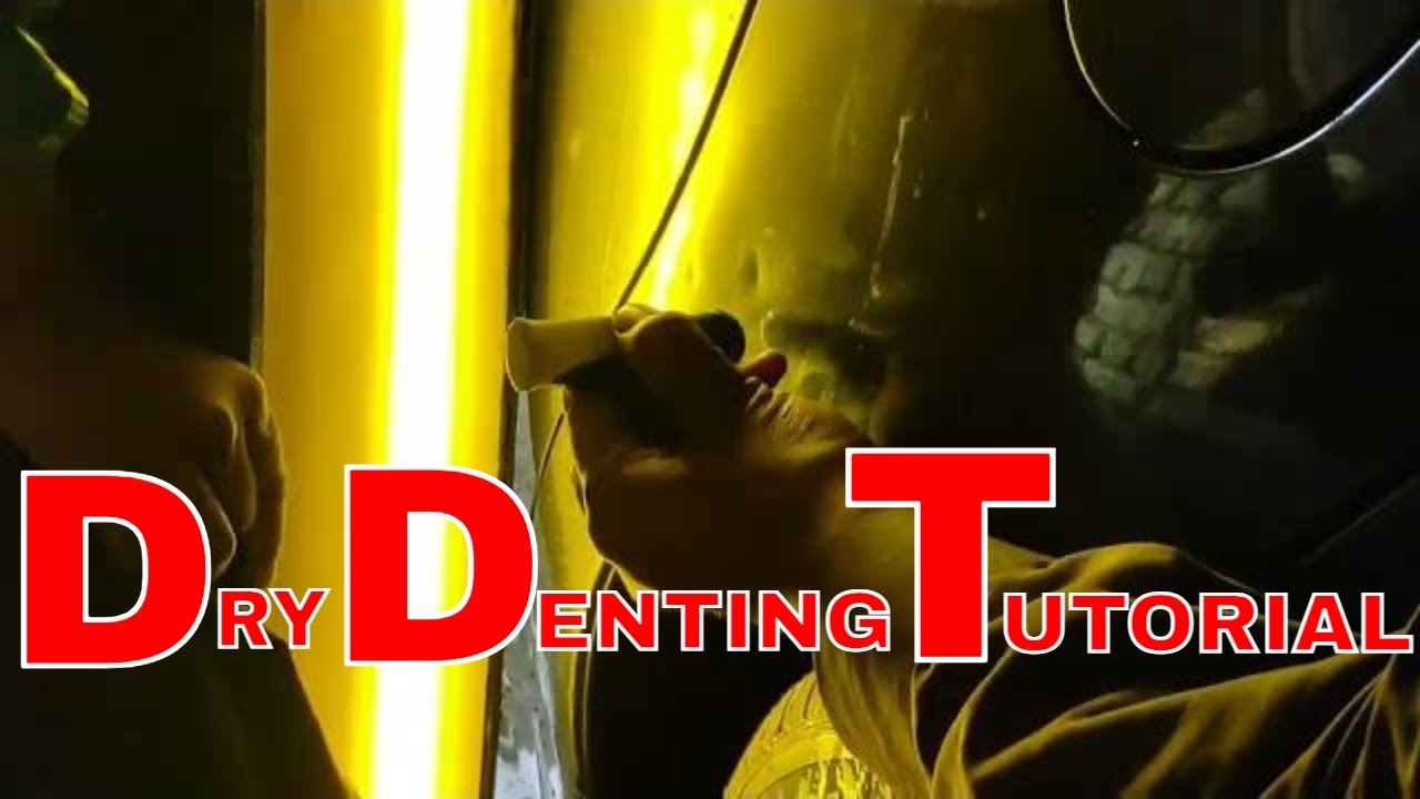 Dry Denting with PDR Tools | Paintless Dent Repair | Tutorial for Beginners - YouTube