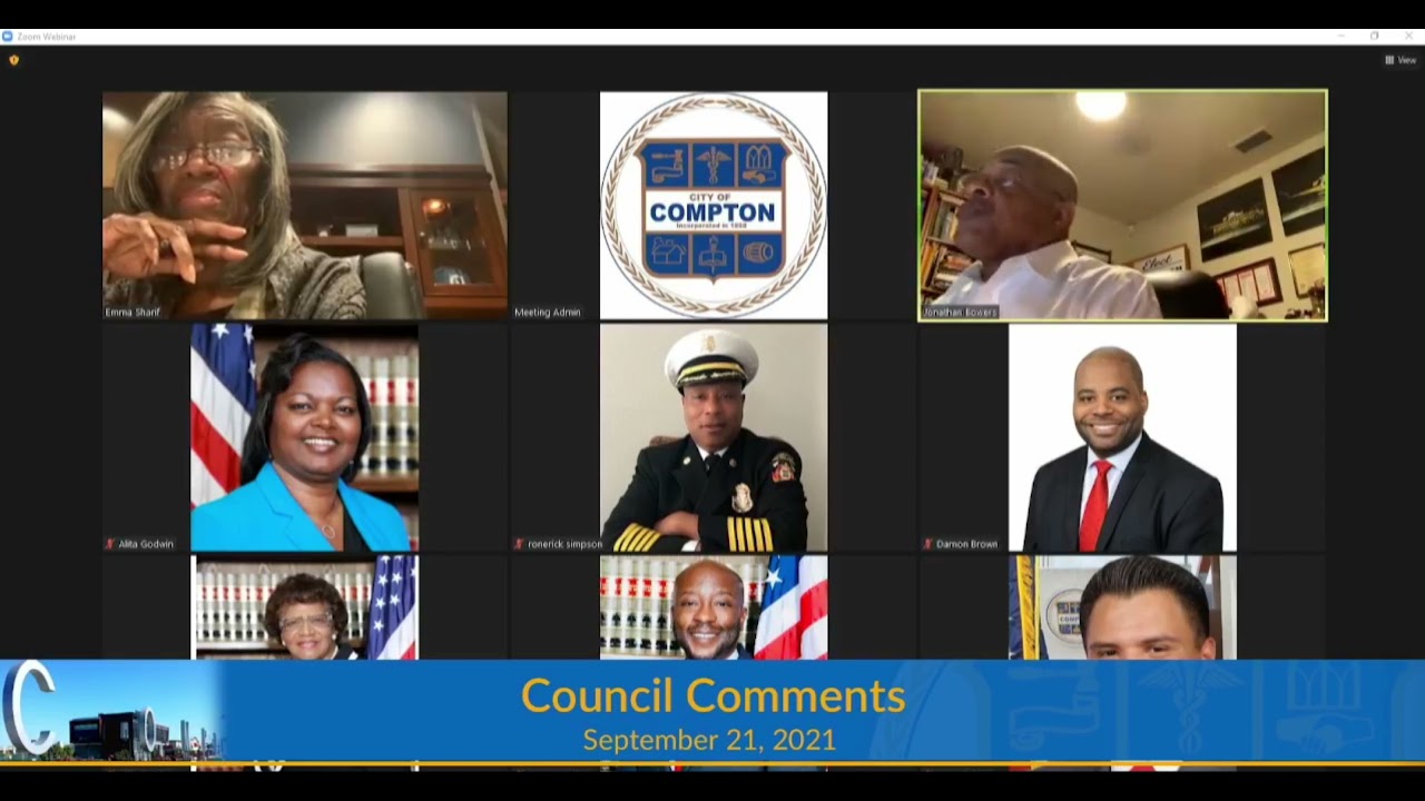 Compton mayor Emma Sharif seeks to silence new Councilman - YouTube