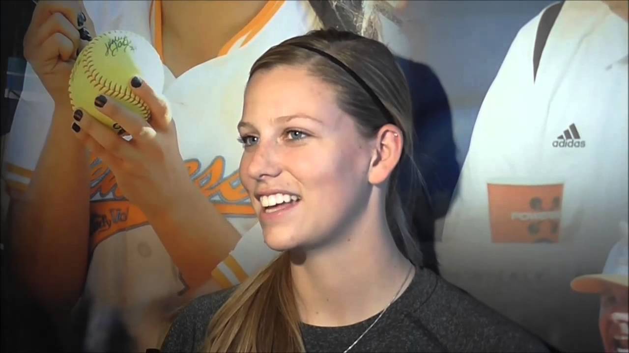 Tennessee Softball Madison Shipman Post Practice 13014 Youtube