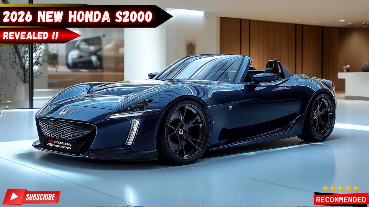 The Next Big Thing? New 2026 Honda S2000 Revealed - A Game-Changer for ...