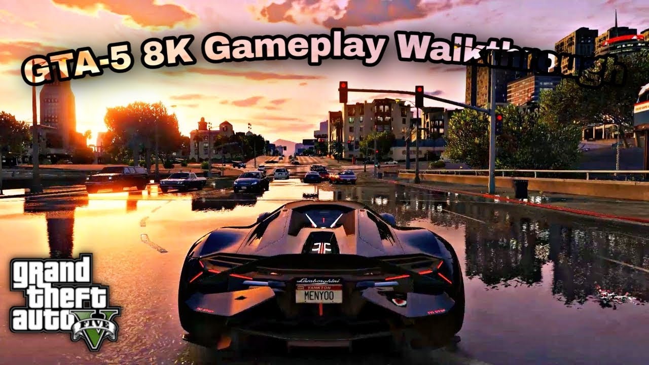 GTA 5-💥Ultra Hd 8k Graphics Gameplay Walkthrough | Gta 6 Graphics ...