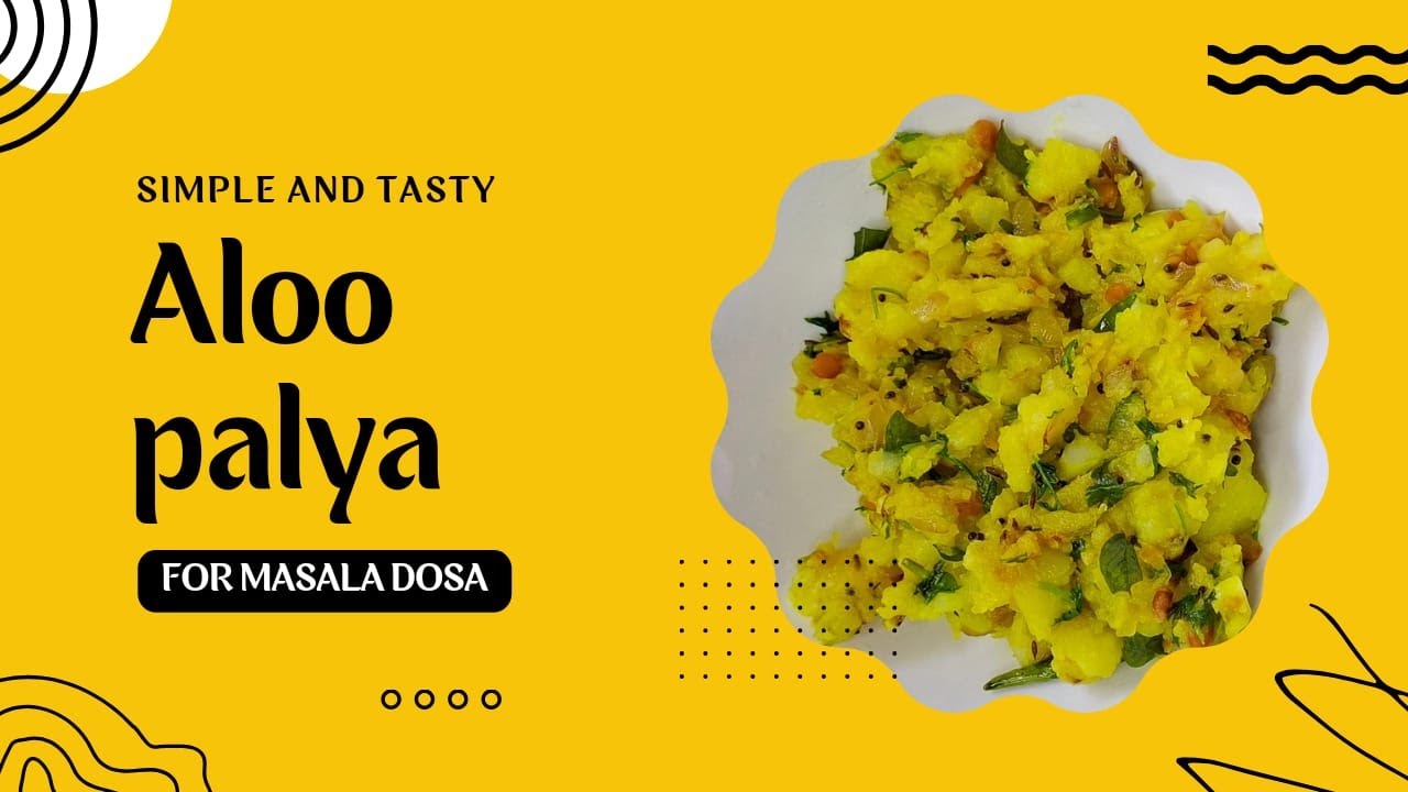 Easy simple and tasty aloo palya with less ingredients step by step ...