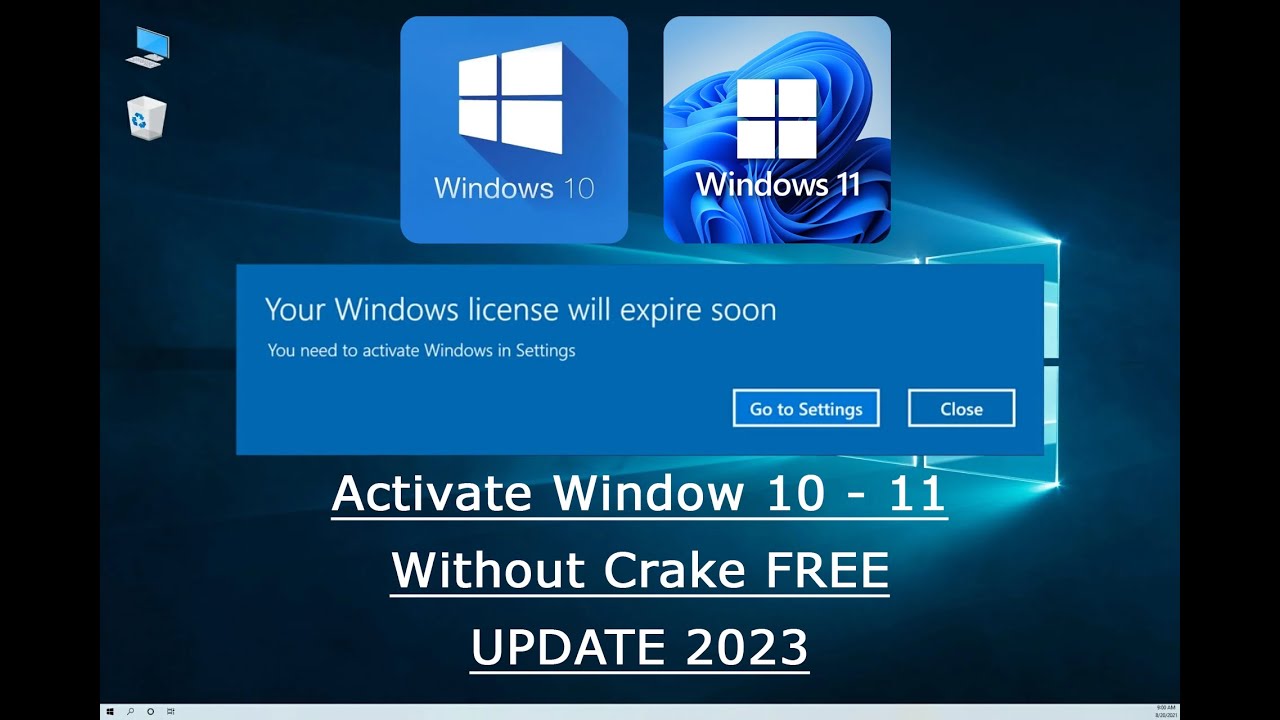 How to Activate window 10, 11 without license? no crack file need, no ...