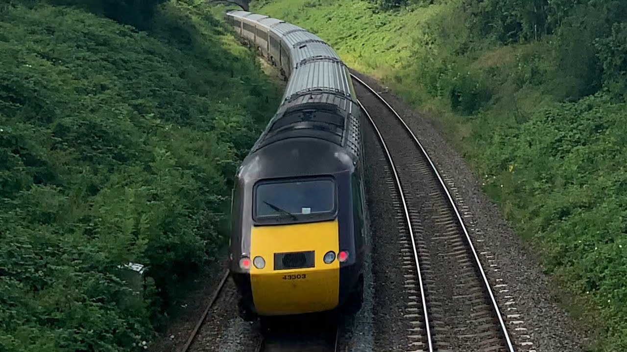 Cross Country Class 43's Passing Mudhill Overbridge - YouTube