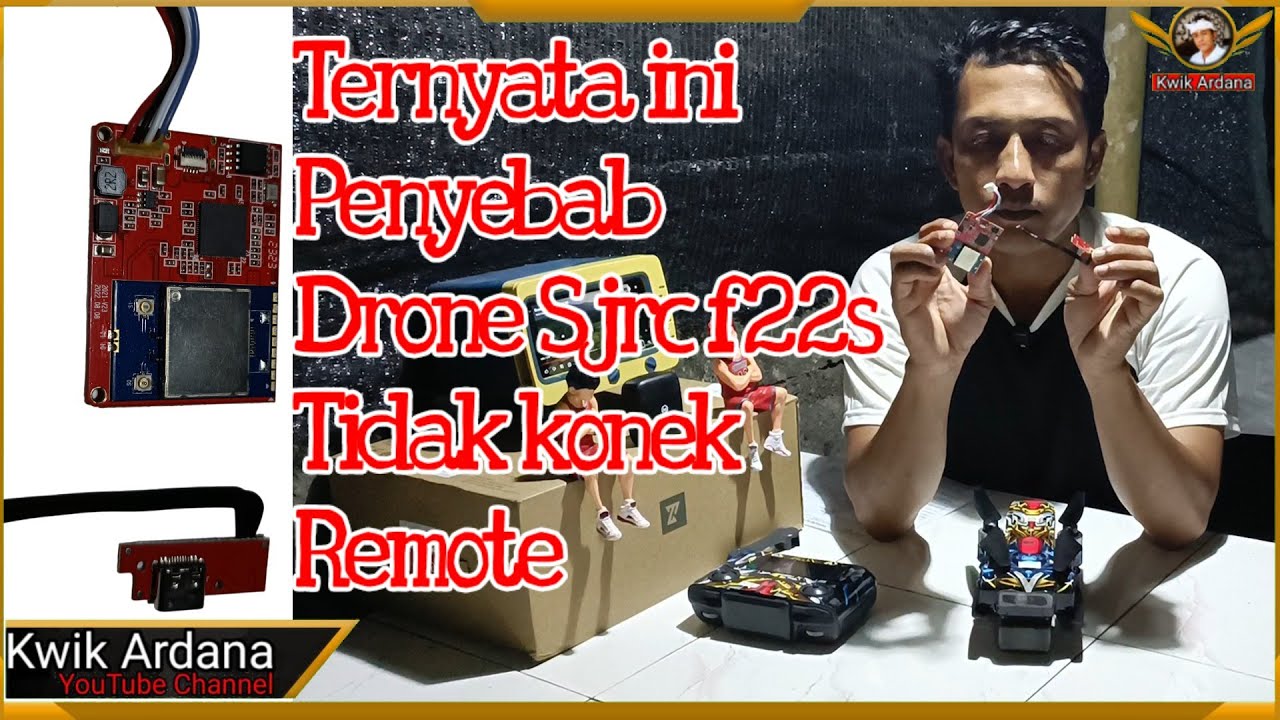 Ternyata Alat Ini Penyebab Remote Tidak Konek Dengan Drone || Sjrc f22s ...