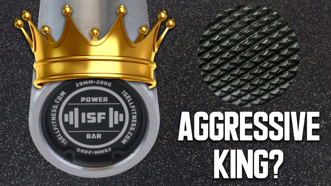 BUDGET Barbell With The Most Aggressive Knurling - YouTube