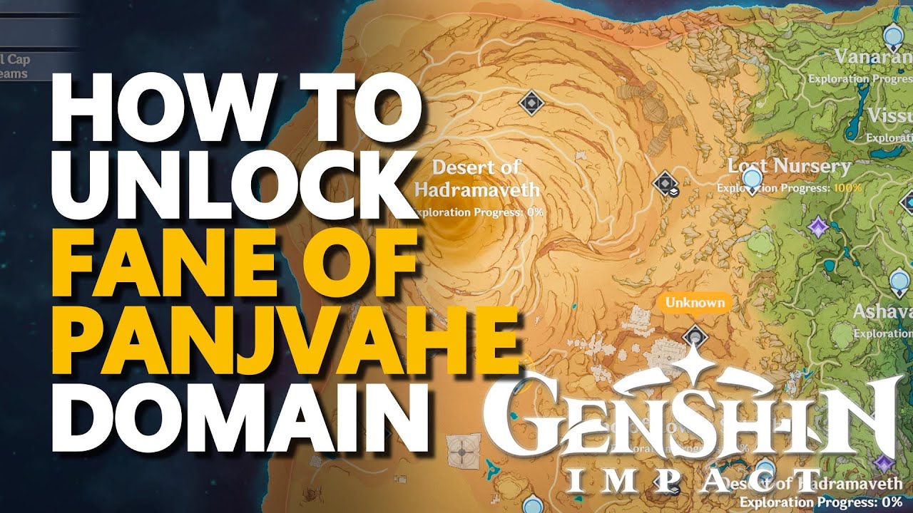 How to unlock Fane of Panjvahe Genshin Impact Domain - YouTube