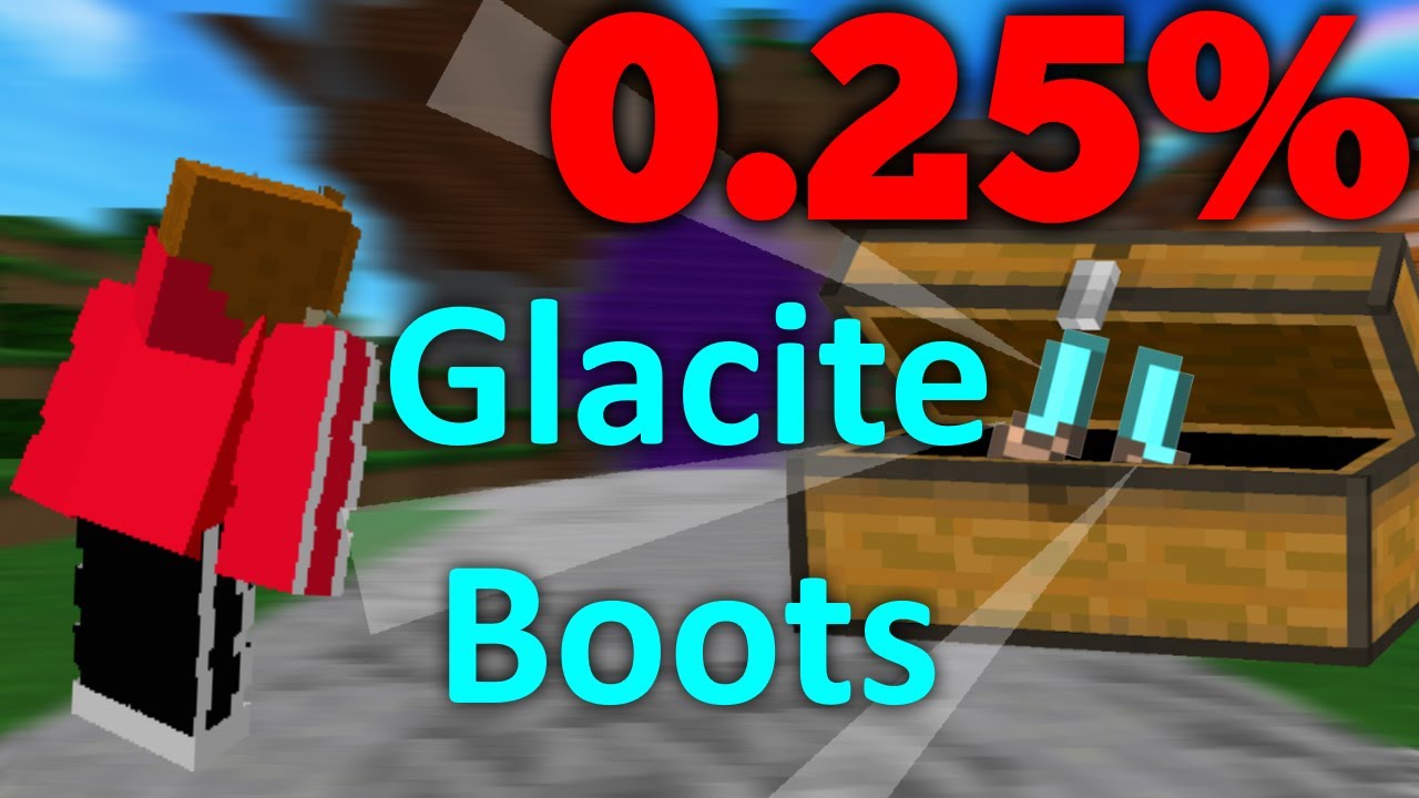 How I FINALLY got Glacite boots in Hypixel Skyblock - YouTube