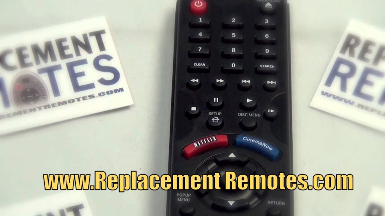 Dynex D058 DVD Player Remote PN: 3227565 - YouTube