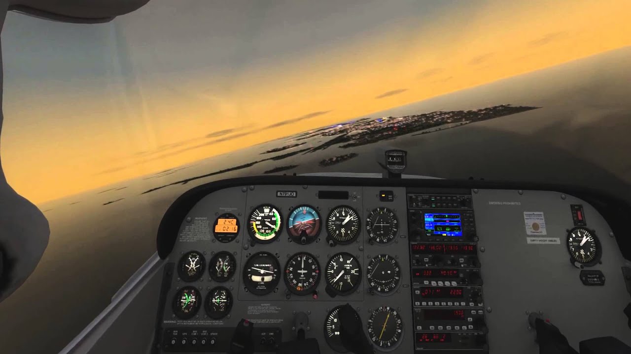 HD - Cessna 172 Palm Beach to Key West - YouTube