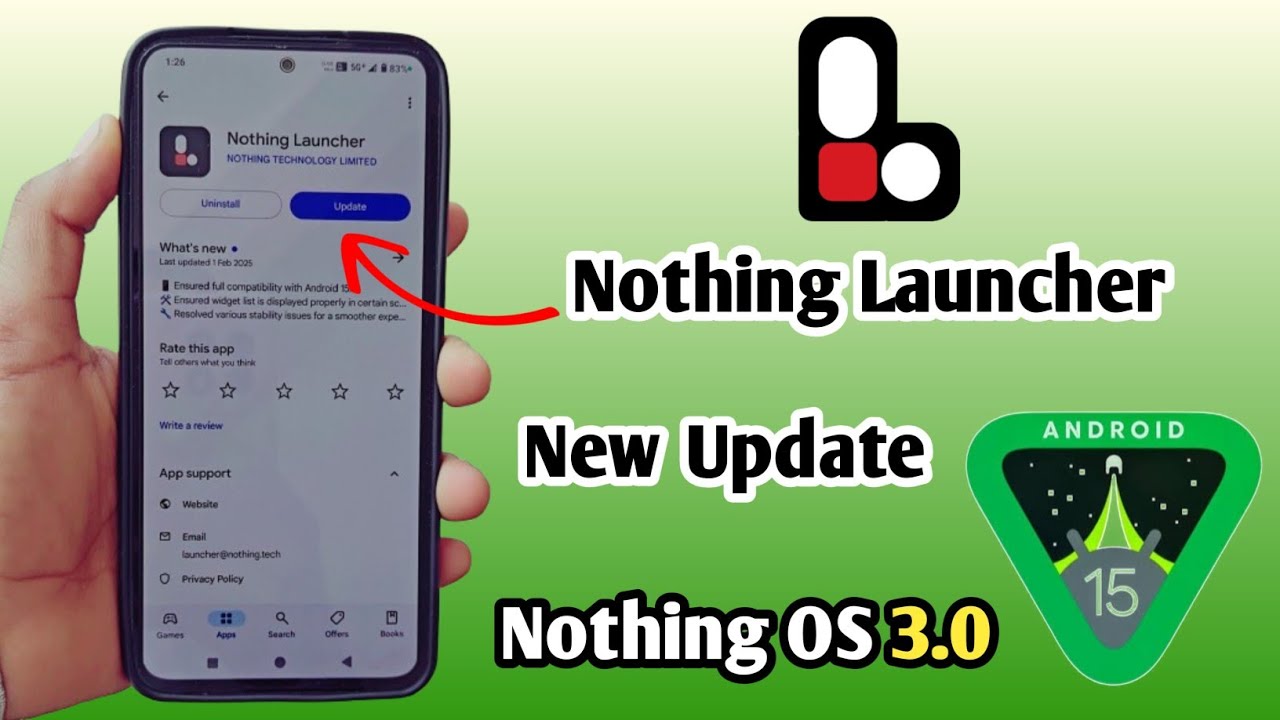 Nothing Launcher New Update | Nothing OS 3.0 - YouTube