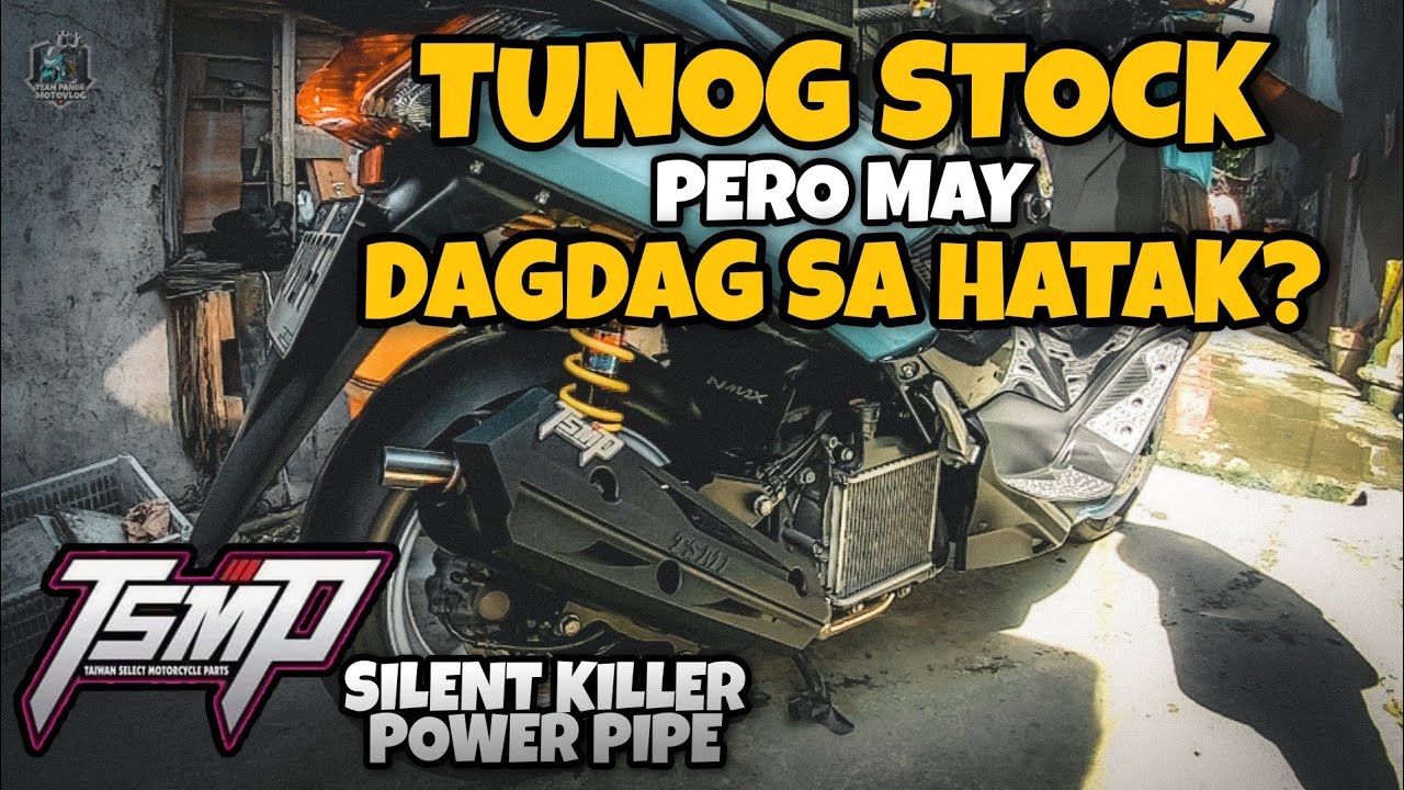 TSMP Silent Killer Exhaust Pipe | Yamaha Nmax V1 | FEATURES & SOUND ...