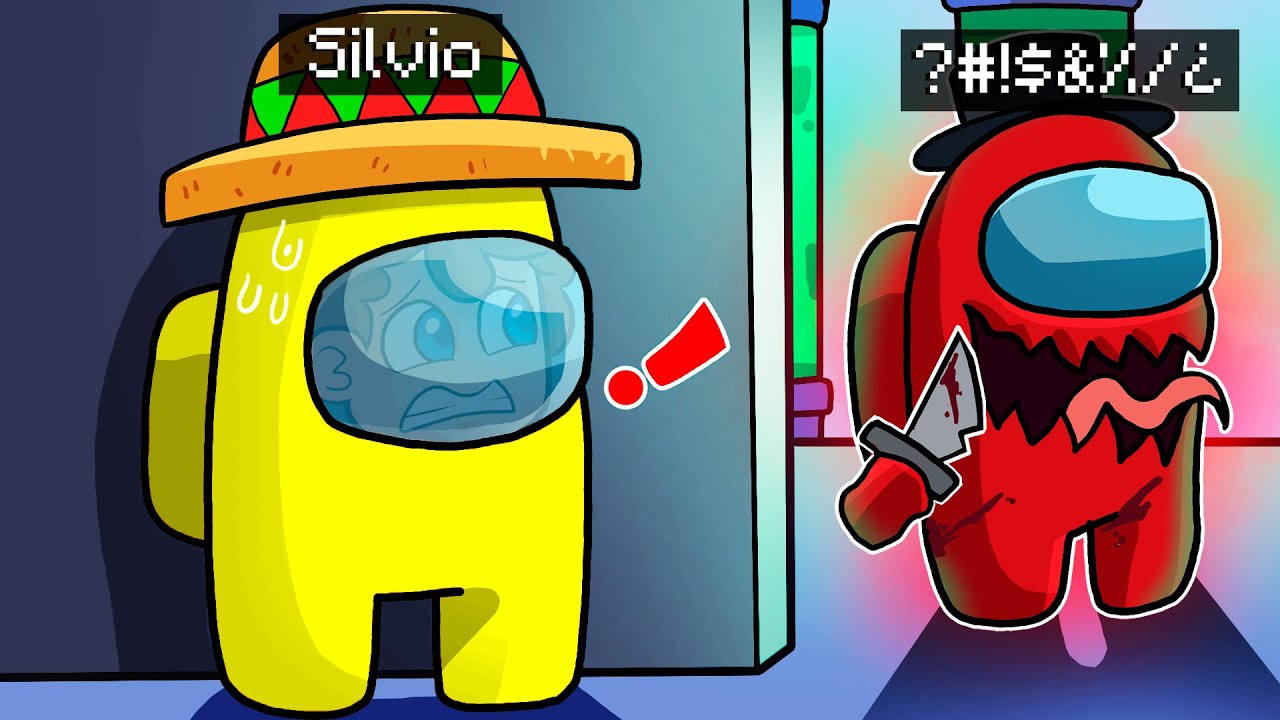 ¡ESCONDETE del IMPOSTOR o MUERE! 😨💀🔪 SILVIOGAMER AMONGUS ESCONDITE con ...