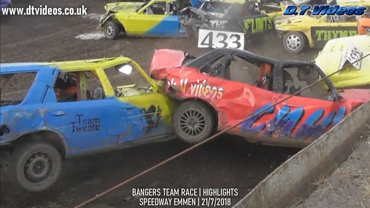 2018 Emmen Team Race | Banger Racing | Highlights - YouTube