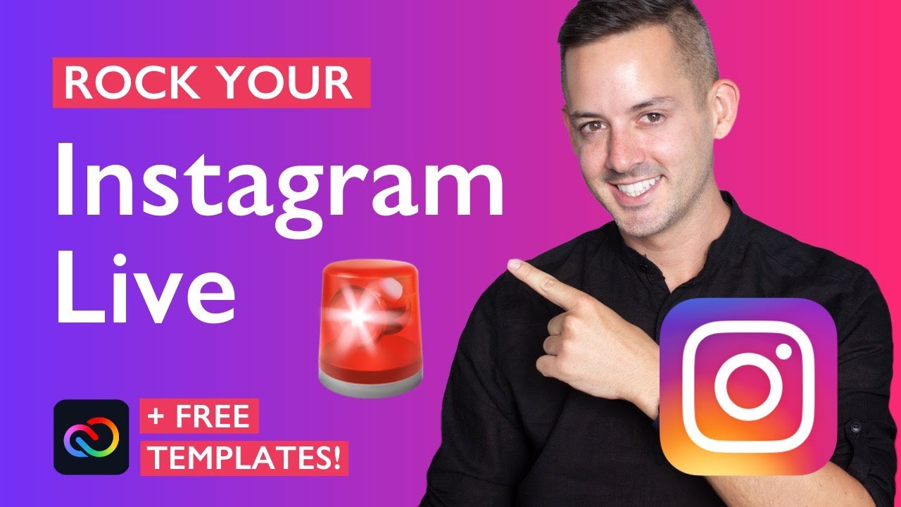 FREE Instagram LIVE Template - How To Do A Successful Instagram LIVE | Phil Pallen - YouTube