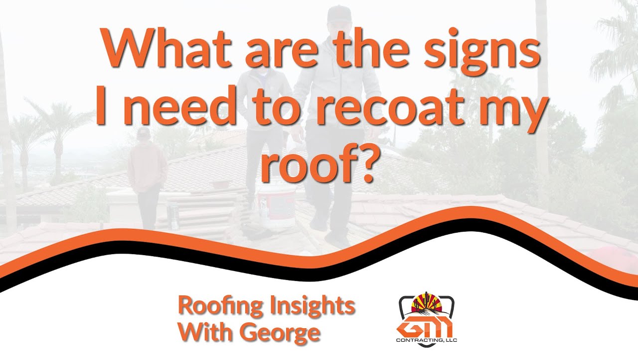 FAQ: What are the signs I need to get my roof recoated? - YouTube