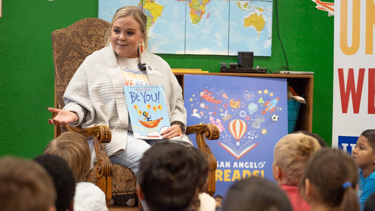 Read Aloud - "Be You" by Peter H. Reynolds, Read by Ashley Ammons - YouTube