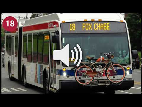 SEPTA 18 to Fox Chase - Welcome Announcement - YouTube