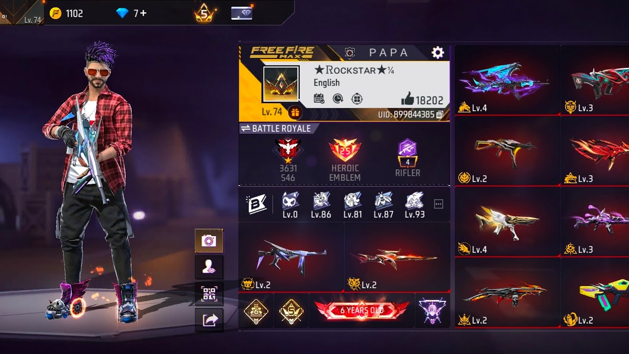 Free fire live free fire border load game - YouTube