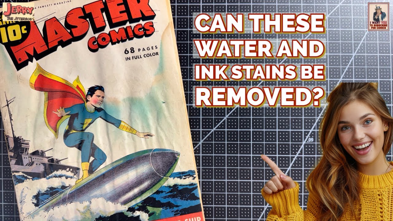 Can These Water and Ink Stains be Removed? Part 1 - YouTube