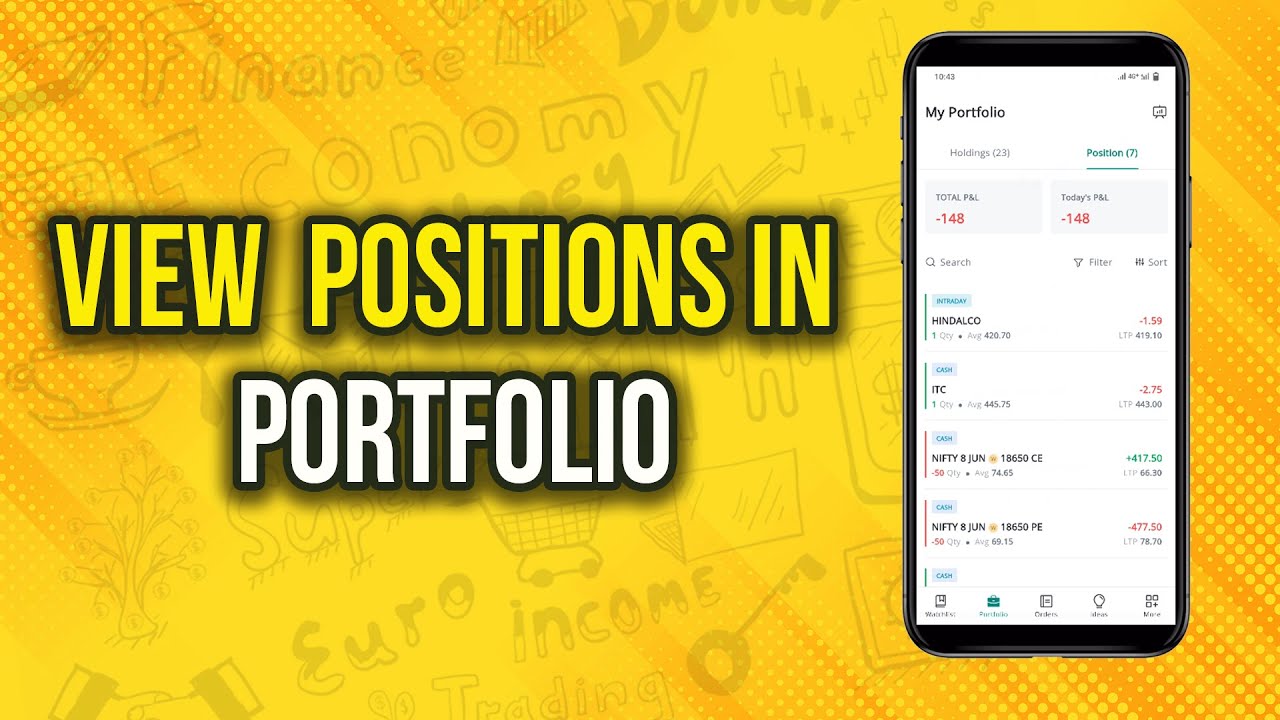 How to View Positions in Portfolio? | Portfolio | Flip Mobile| Geojit ...