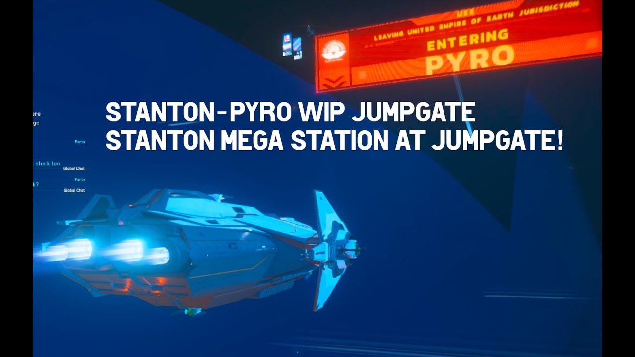 SECRET PYRO JUMPGATE AND NEW STANTON MEGA STATION 3.21 PTU - YouTube