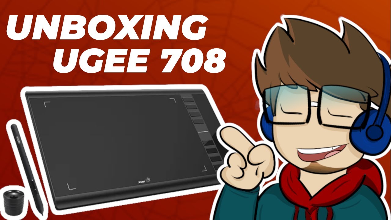COMPRE UNA TABLETA GRÁFICA SIN SABER DIBUJAR 😬 | UGEE 708 UNBOXING ...
