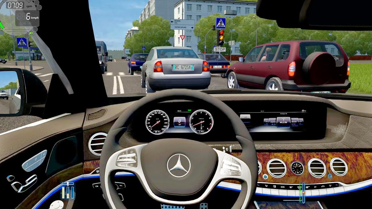 City Car Driving - Mercedes-Benz S600 Maybach | Fast Driving - YouTube