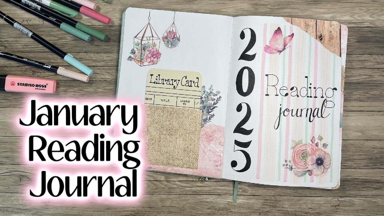 2025 Reading Journal Update - January Peacock Theme 🦚 - YouTube