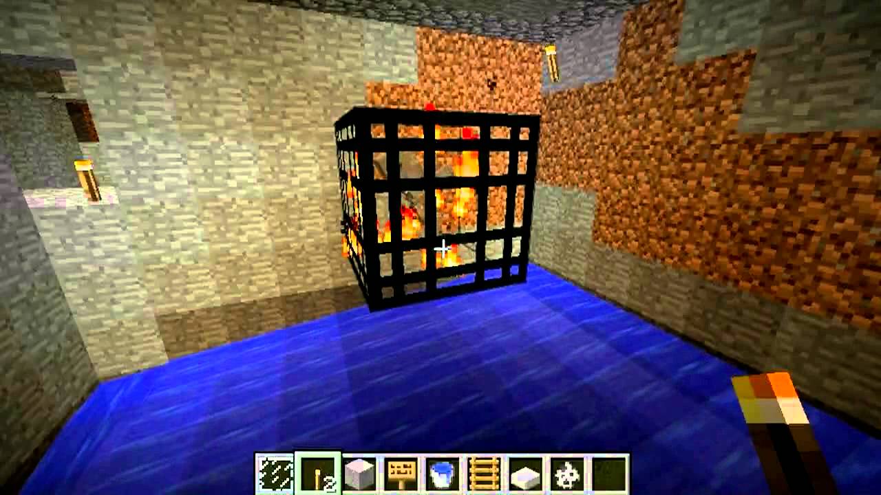 Minecraft:Tutorial #1!Πως να φτιαξετε ενα skeleton spawner! - YouTube