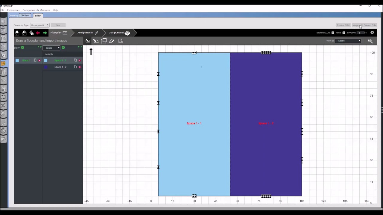 My first attempt at Open Studio energy modeling - YouTube