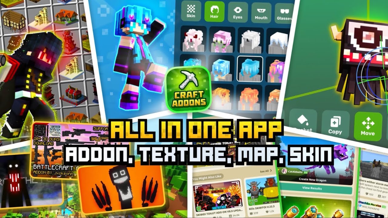 Craft Addons App – Create & Download Minecraft Addons, Skins, Mods ...