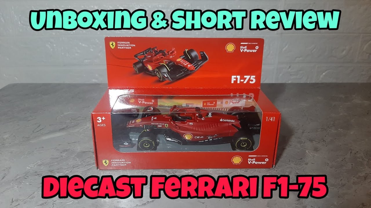Unboxing & Short Review: Shell Collection - Ferrari F1-75 - Vlog #148 ...