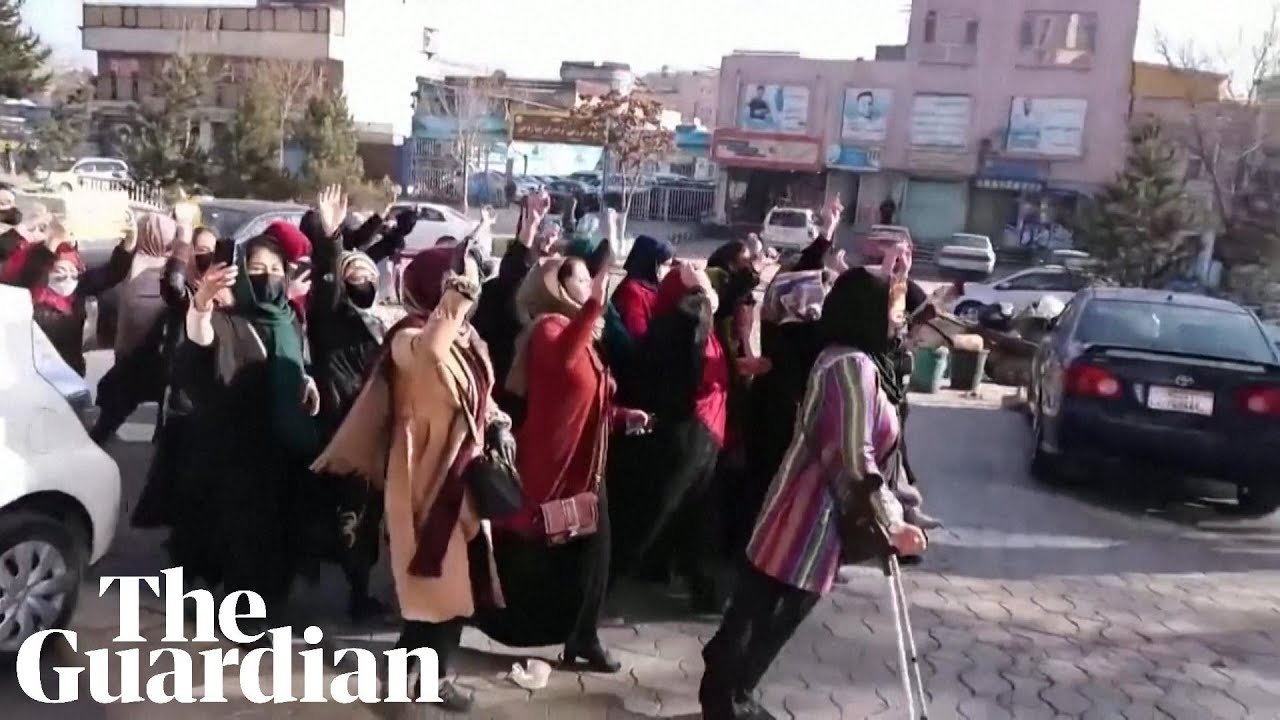 Afghan women protesting Taliban university ban report being arrested ...