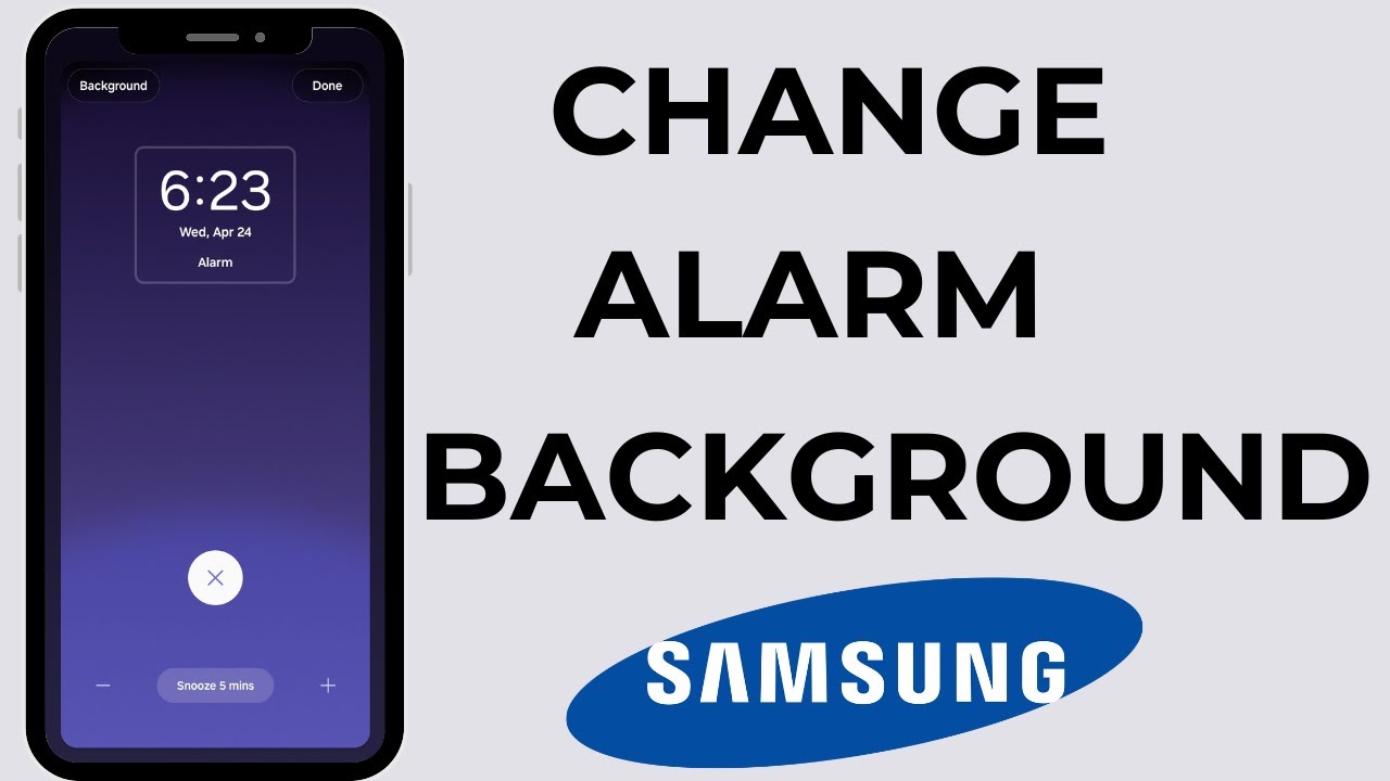 How to Change Alarm Background on Samsung Galaxy - YouTube