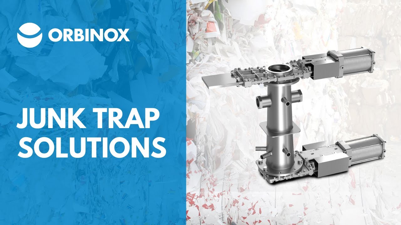 ORBINOX Junk Trap Solution for the Pulp and Paper Industry - YouTube