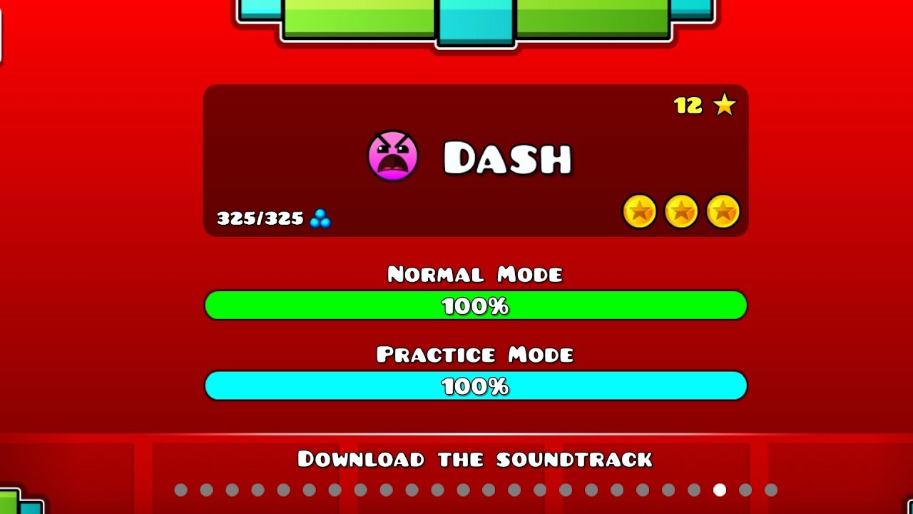 Beating Dash! on GD 2.2 UPDATE | MOBILE AND NO PRACTICE MODE USED - YouTube