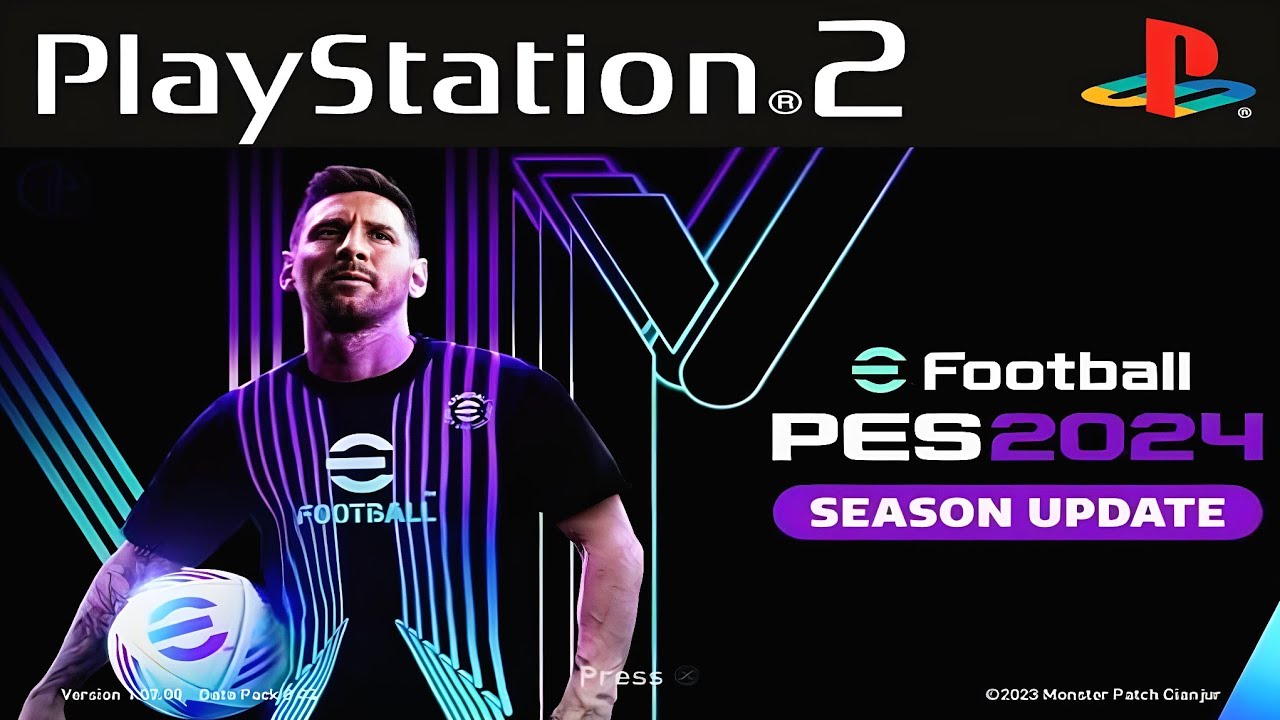 PES 2024 PS2 ISO ATUALIZADO EFOOTBALL DOWNLOAD GRÁTIS - YouTube