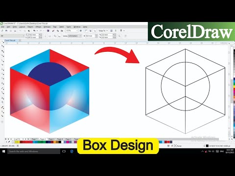 Corel Draw पर Transparent डिजाइन कैसे बनाए? | Transparent Box Design ...
