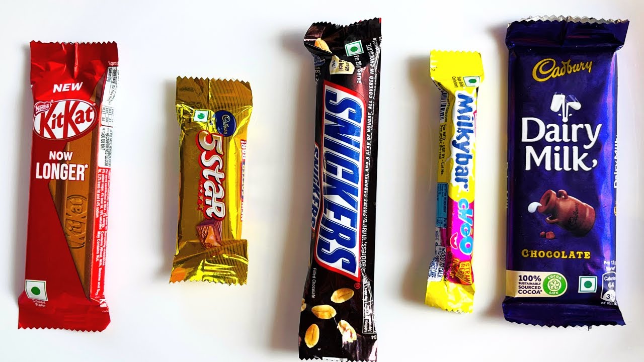 Snickers Vs Nestle KitKat Vs Nestle Milkybar Vs Dairymilk Vs Cadbury ...
