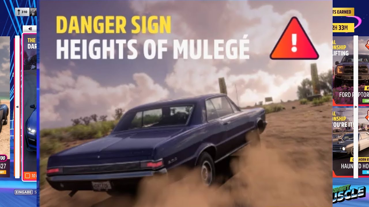 Forza Horizon 5 - HEIGHTS OF MULEGE Danger Sign - Pontiac GTO (D500 ...