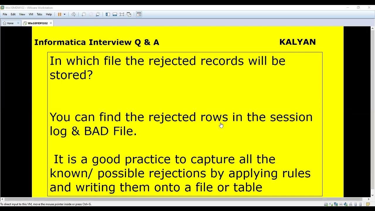Informatica Interview Q & A, Informatica Fundamentals, Informatica Basics, - YouTube