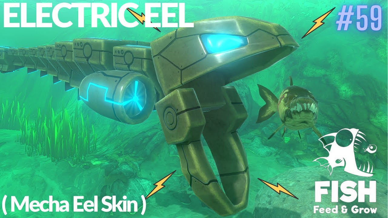 Feed And Grow Fish : Electric Eel (Mecha Eel Skin) - YouTube