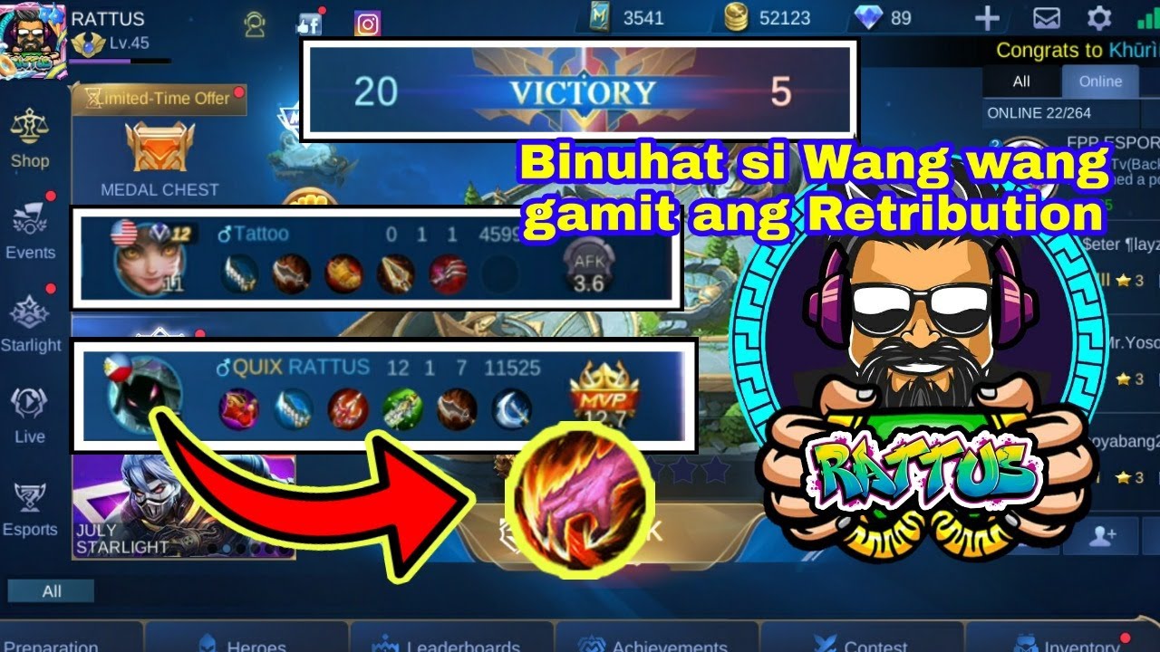 Helcurt using retribution spell/RATTUS GAMEPLAY #HELCURT #MLBB - YouTube