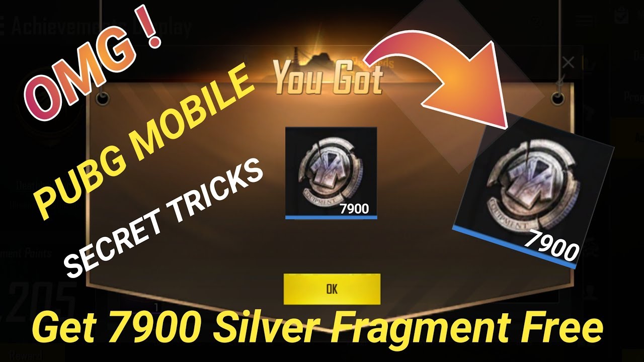 PUBG Mobile New Secret Trick To Get Free 7000+ Silver Fragment | Free ...
