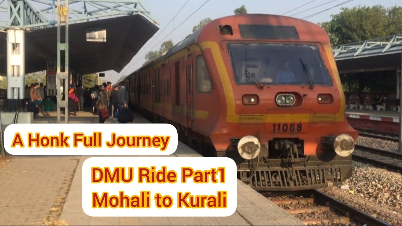 ये है देसी वंदे भारत DMU Train Journey in India | mohali to kurali # ...