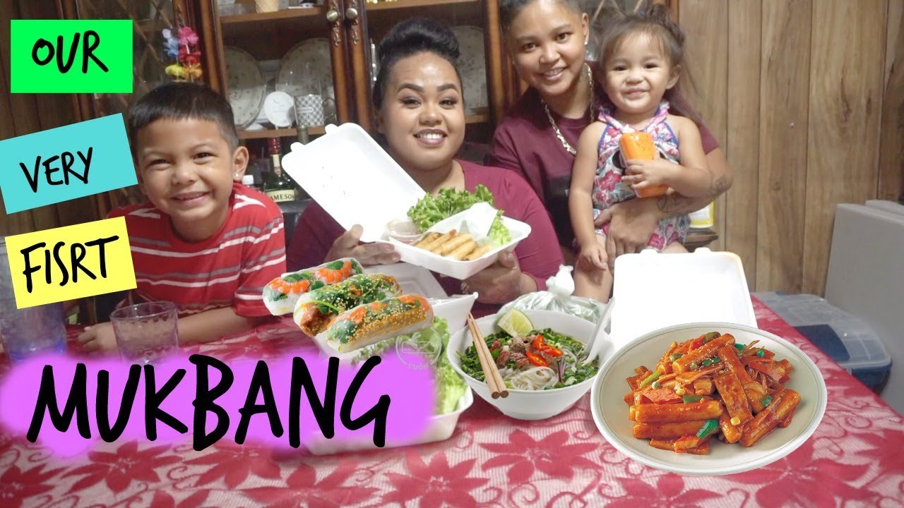 Our Very First MUKBANG - YouTube