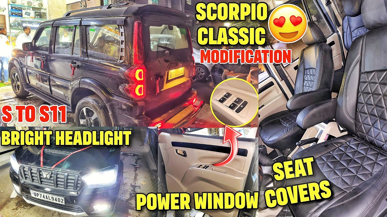 Mahindra Scorpio S Modified 😱 Genuine Accessories 🤯 S1 to S11 ...