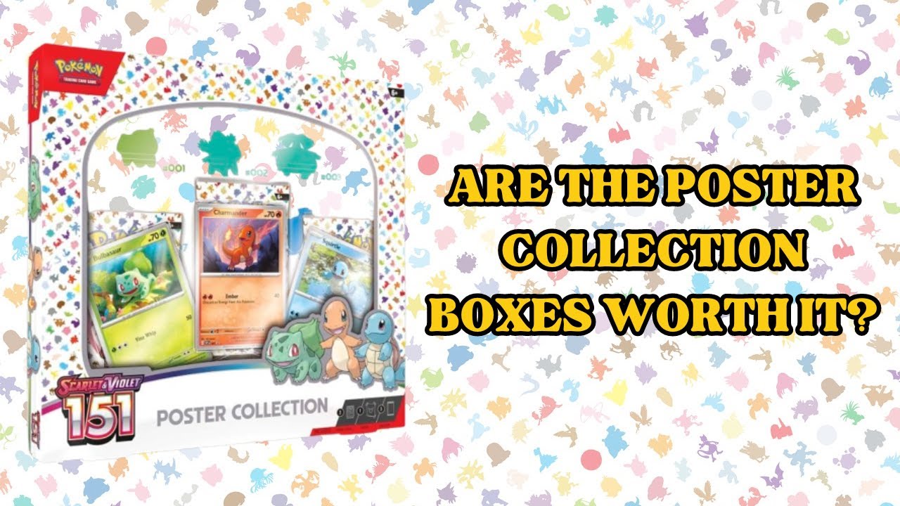 Pokemon 151 Poster Collection OPENING! | BEST 151 PRODUCT? - YouTube