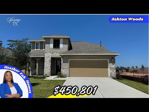 SPRING TEXAS New Construction Home Tour: In a Fabulous Community 30 ...